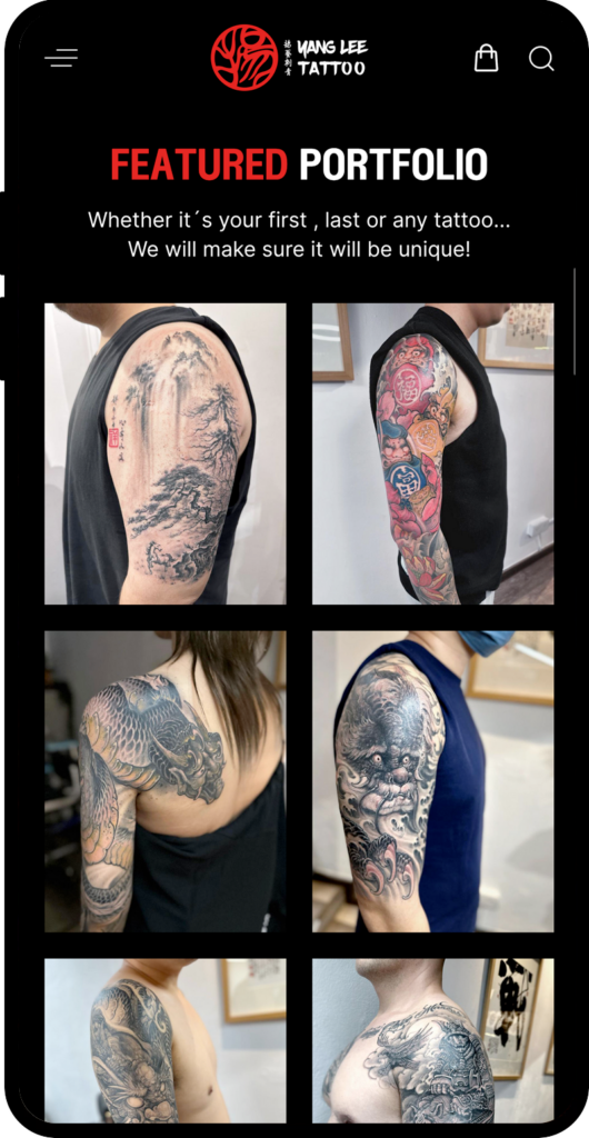 Yang Lee Tattoo - Web Ninja Studio